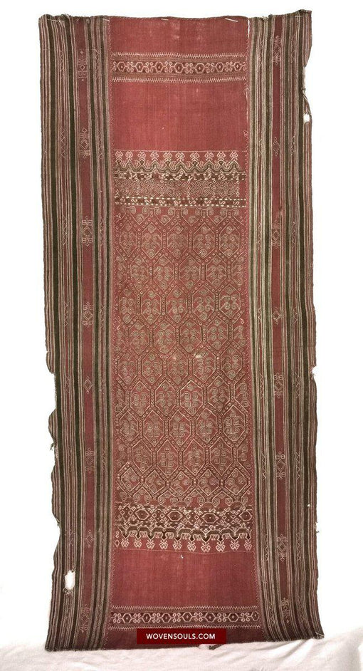 1446 Antique Iban Pua Kumbu Sungkit Woven Textile - Antique Art ...