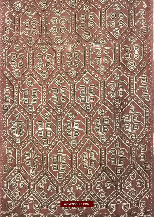 1446 Antique Iban Pua Kumbu Sungkit Woven Textile - Antique Art ...