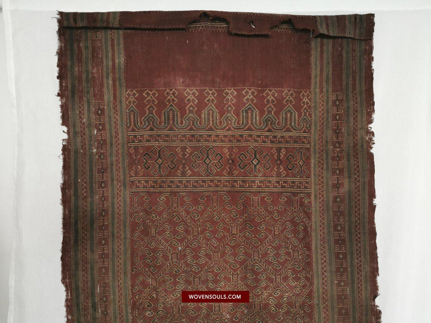 1447 Antique Iban Pua Kumbu Sungkit Woven Textile - Antique Art ...