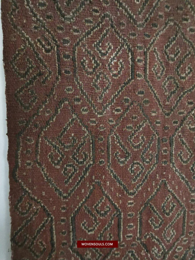 1448 Antique Iban Pua Kumbu Sungkit Woven Textile - WOVENSOULS Antique ...