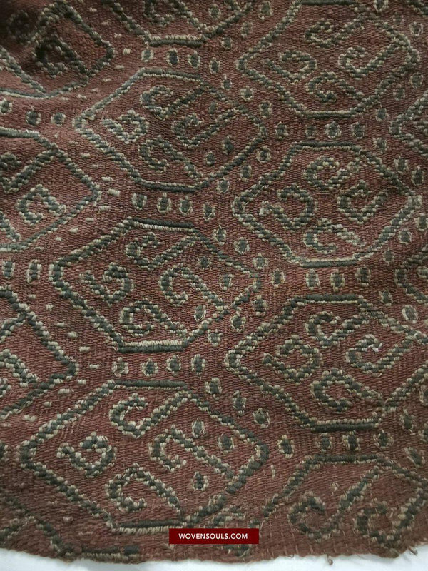 1448 Antique Iban Pua Kumbu Sungkit Woven Textile - WOVENSOULS Antique ...
