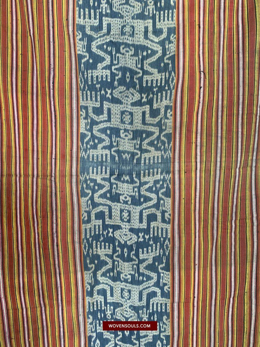 1454 Antique Figurative Ikat Timor Indonesian Textile - WOVENSOULS ...