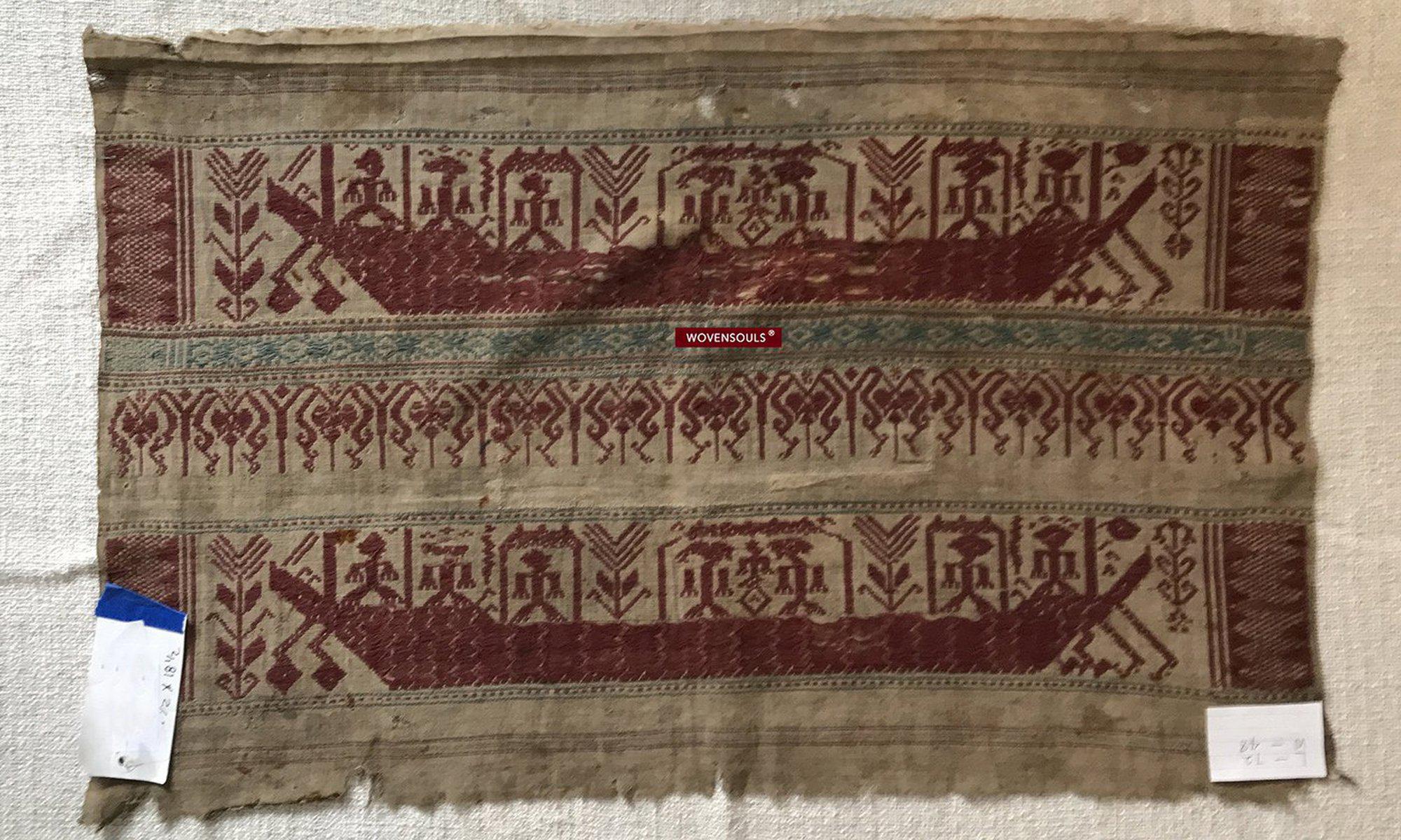 1464 Antique Tampan Shipcloth - WOVENSOULS Antique Textiles & Art Gallery