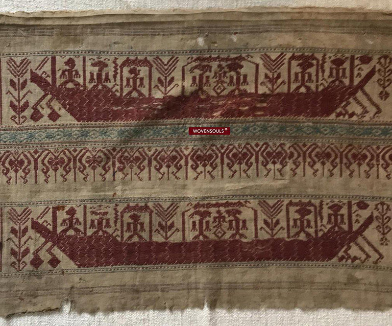 1464 Antique Tampan Shipcloth - WOVENSOULS Antique Textiles & Art Gallery