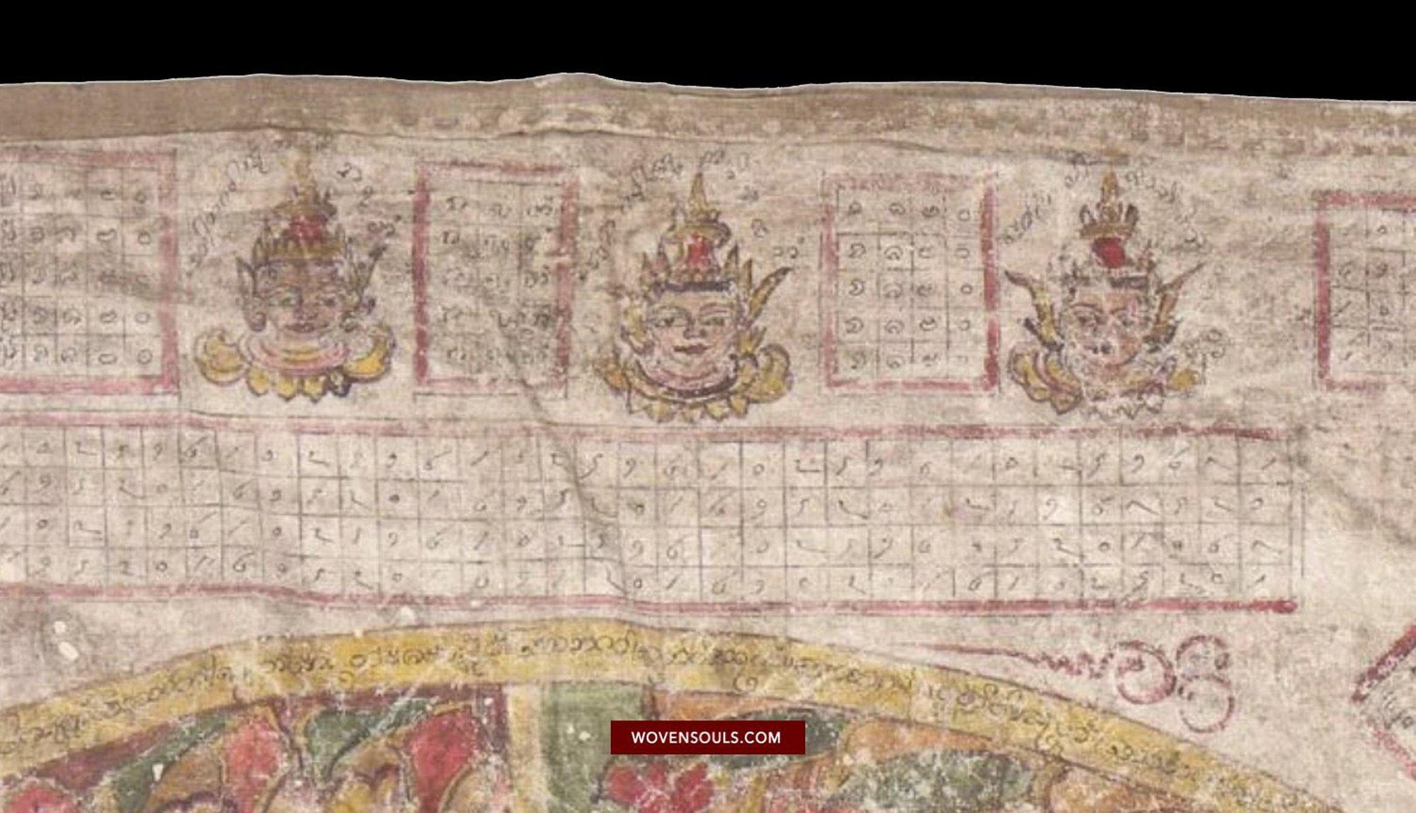 1478 Antique Burmese Spirit Cloth - WOVENSOULS Antique Textiles & Art ...