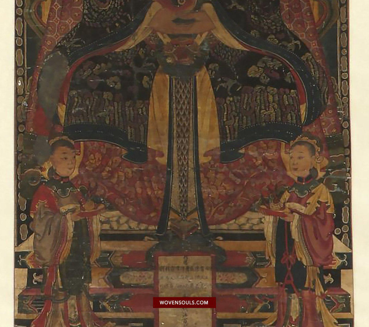 1480 Antique Ceremonial Painting Scroll - Antique Art – WOVENSOULS ...