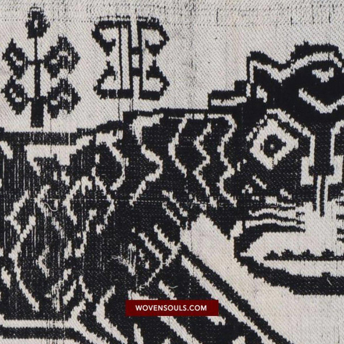 1481 SOLD Vintage Lao Tai Weaving Textile Art w Tiger – WOVENSOULS ...