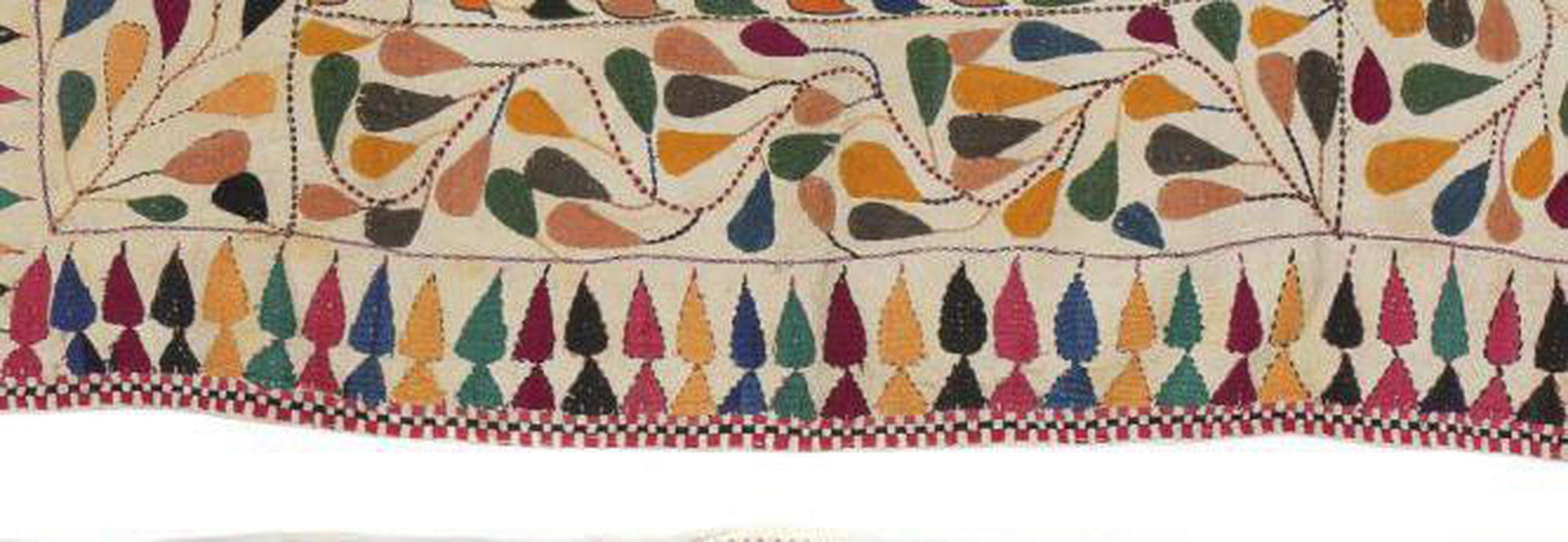 1503 Old Kantha Embroidery - WOVENSOULS Antique Textiles & Art Gallery