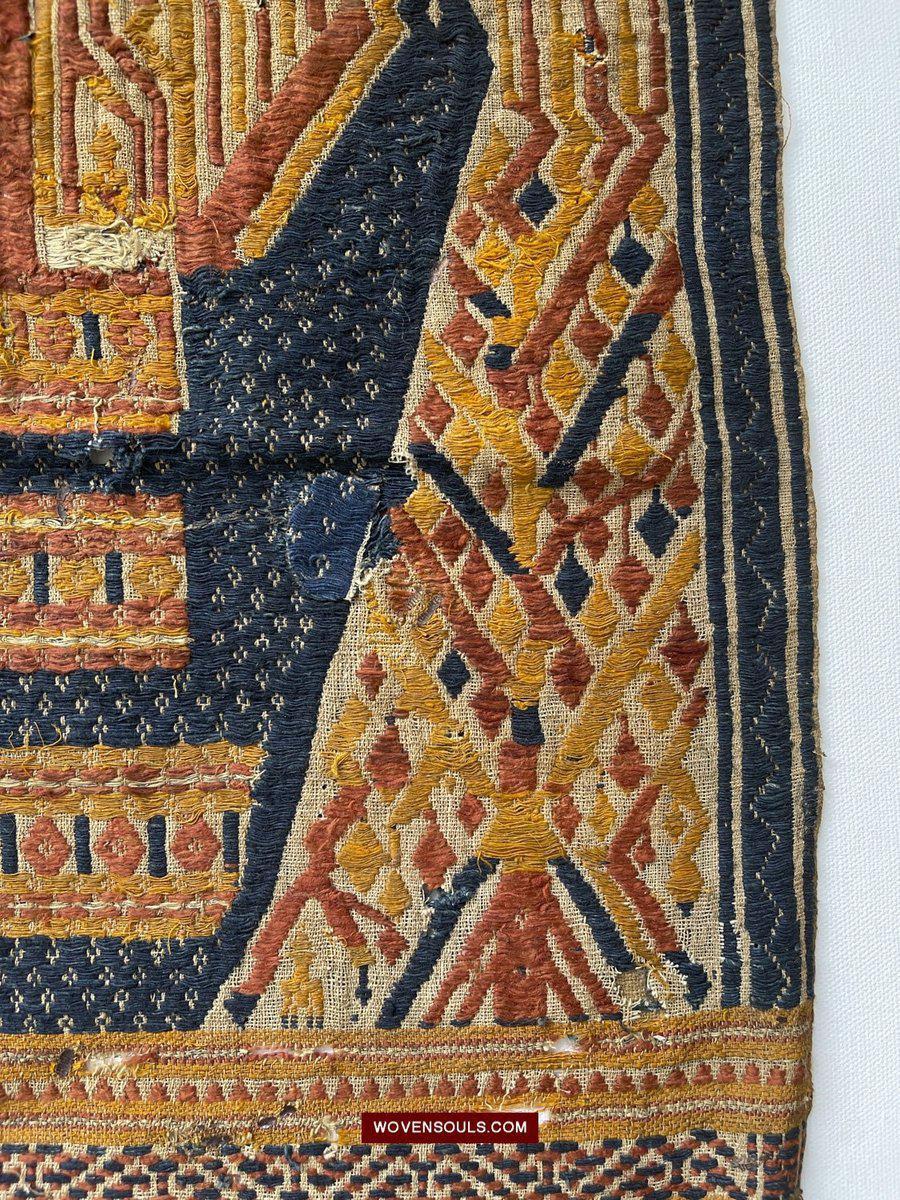 1508 Antique Tampan Ship Cloth with Gorgeous Colors and superb Story ...