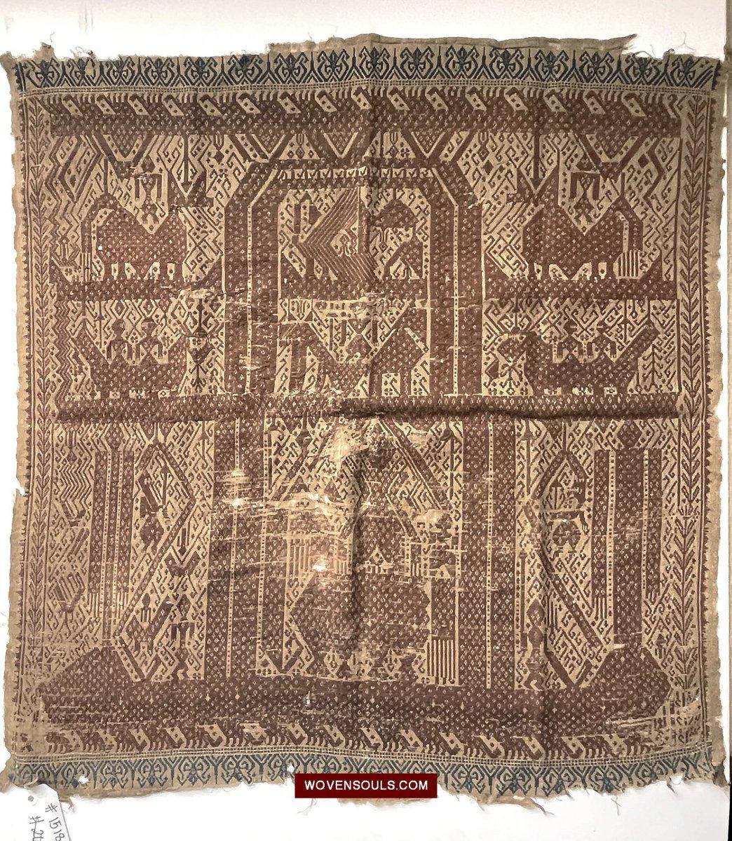 1518 Antique Sumatra Weaving Tampan Shipcloth Textile - Antique Art ...