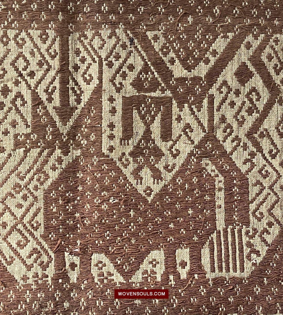 1518 Antique Sumatra Weaving Tampan Shipcloth Textile - Antique Art ...
