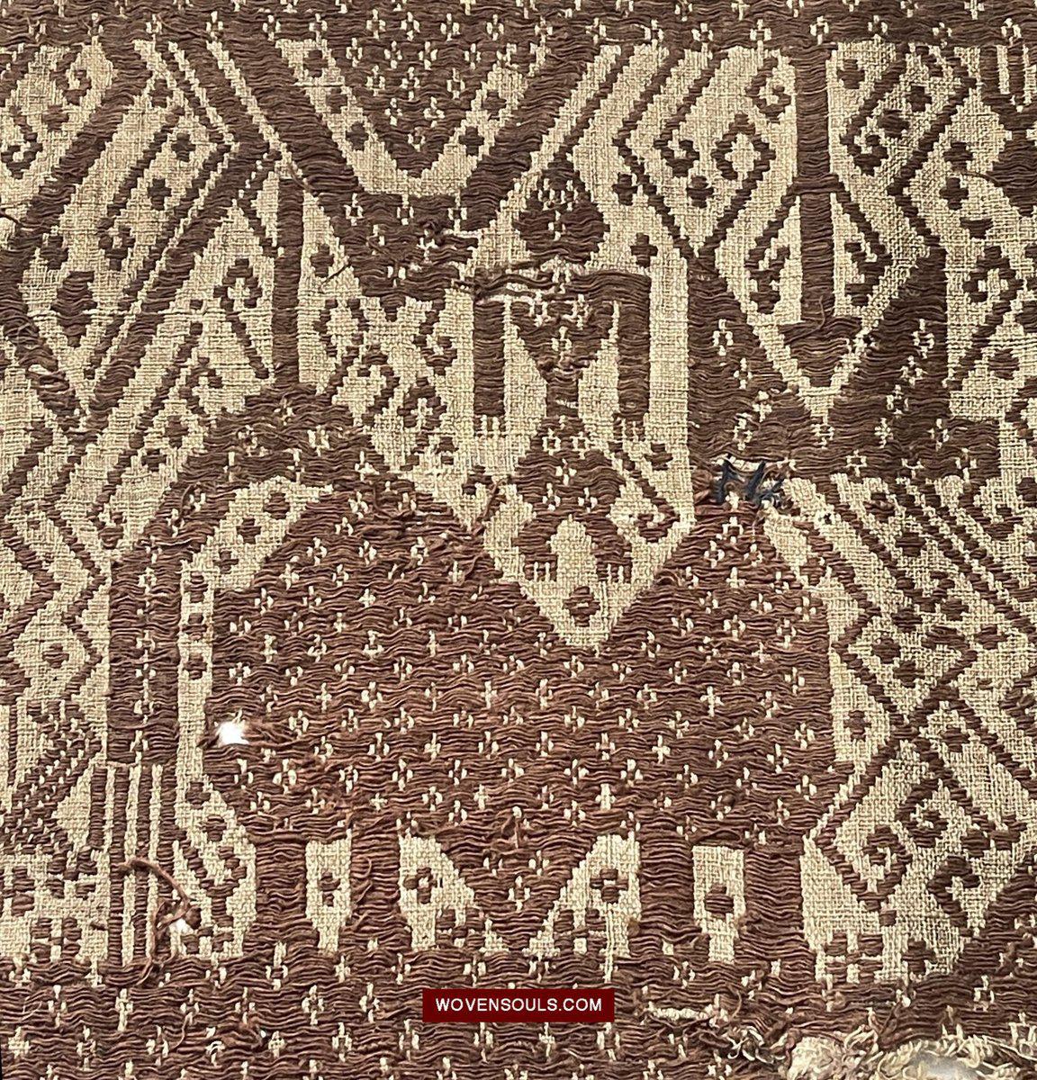 1518 Antique Sumatra Weaving Tampan Shipcloth Textile - Antique Art ...