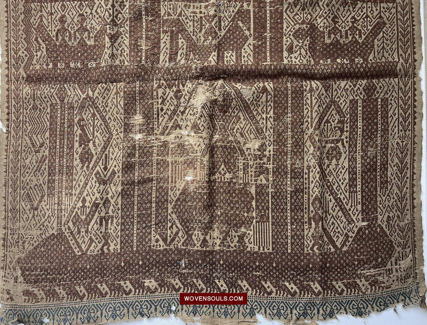 1518 Antique Sumatra Weaving Tampan Shipcloth Textile - Antique Art ...