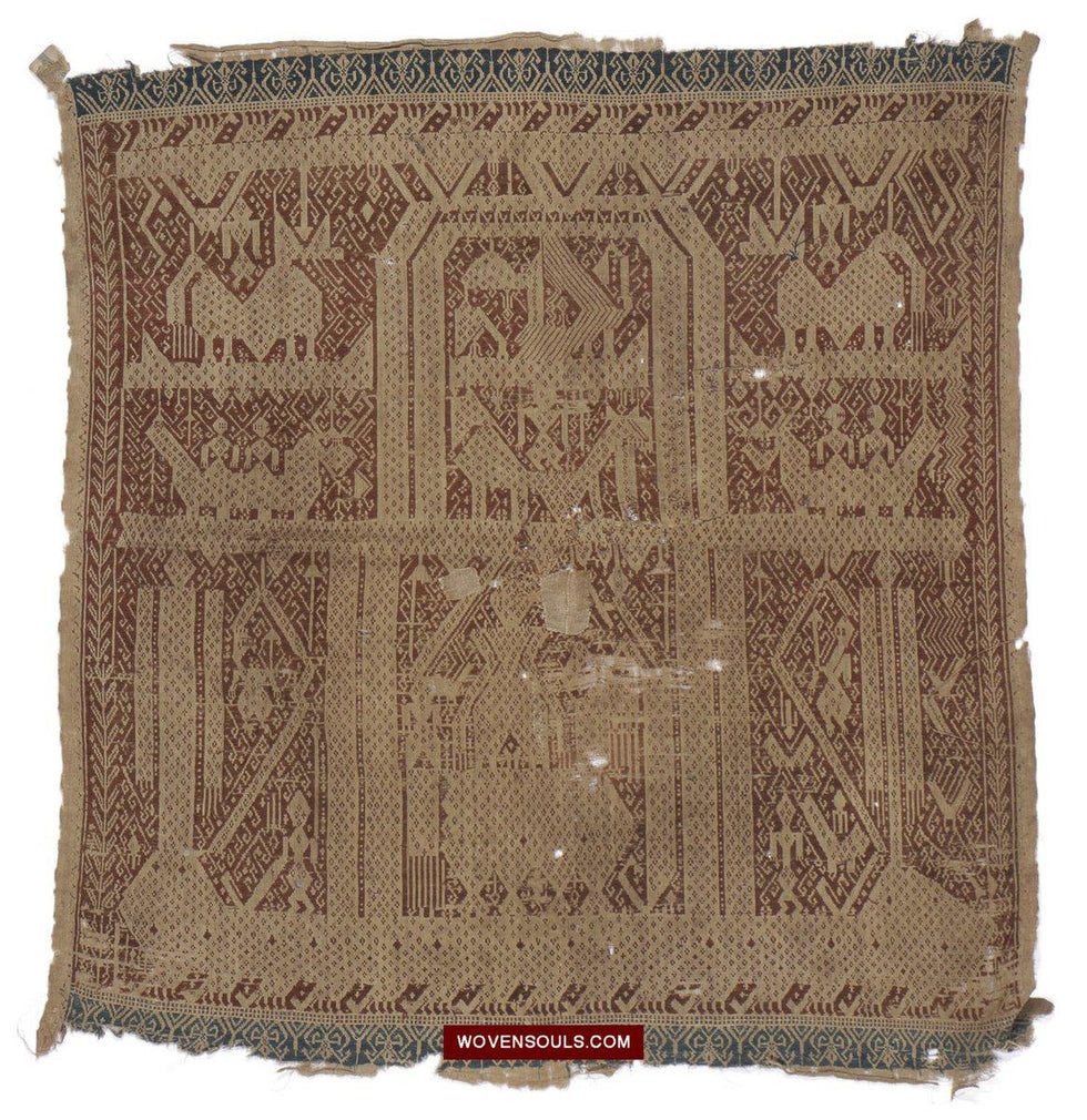 1518 Antique Sumatra Weaving Tampan Shipcloth Textile - Antique Art ...