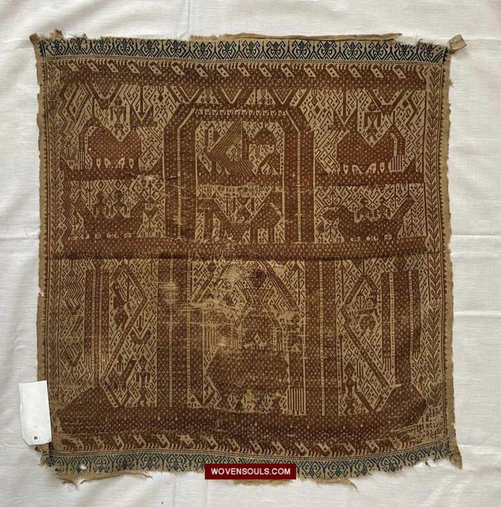 1518 Antique Sumatra Weaving Tampan Shipcloth Textile - Antique Art ...
