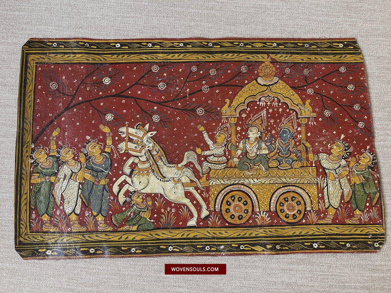 1524 Pata Chitra Painting Art From Jagannath Puri - Jatri Patta ...