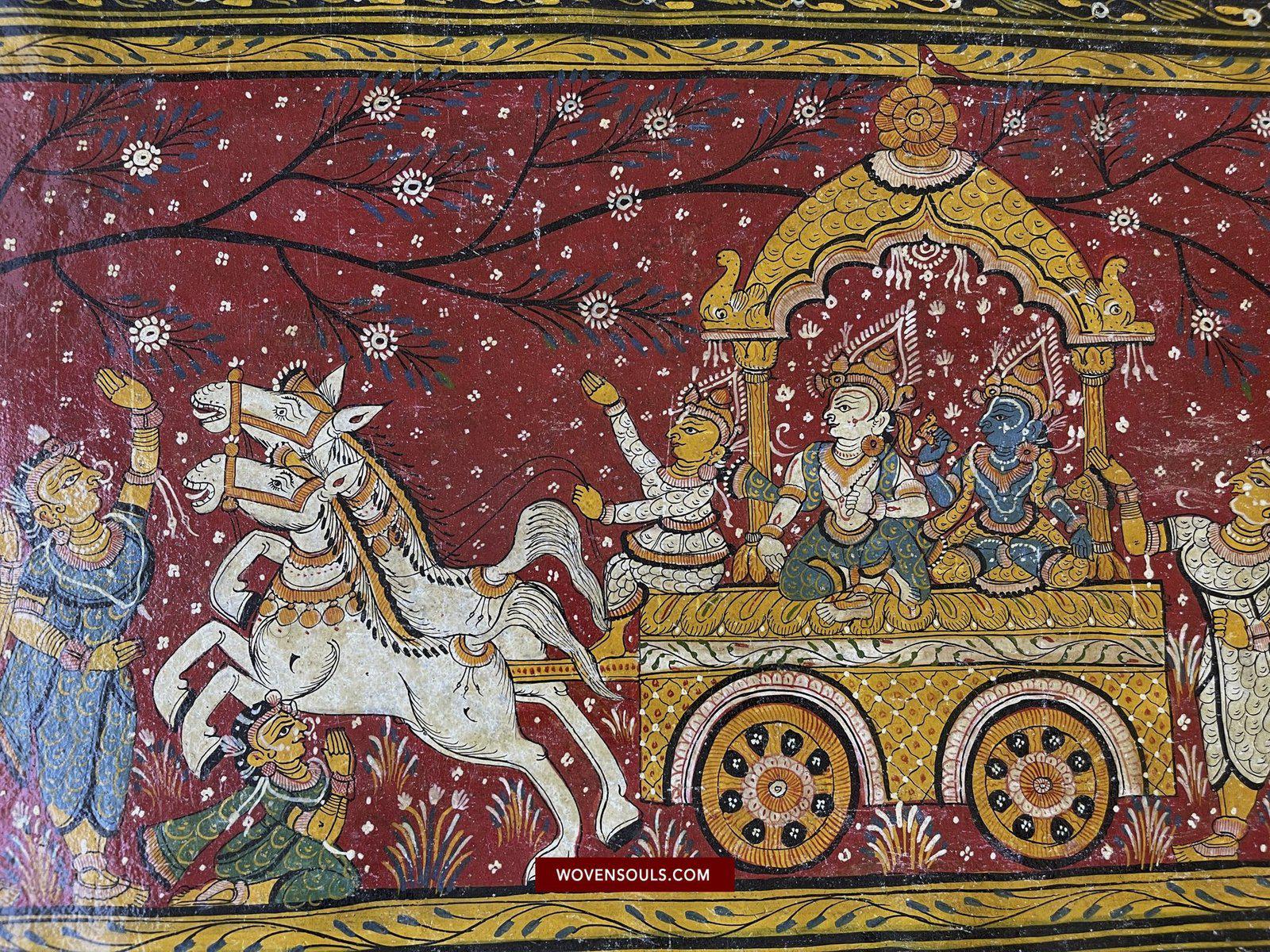 1524 Pata Chitra Painting Art From Jagannath Puri - Jatri Patta ...