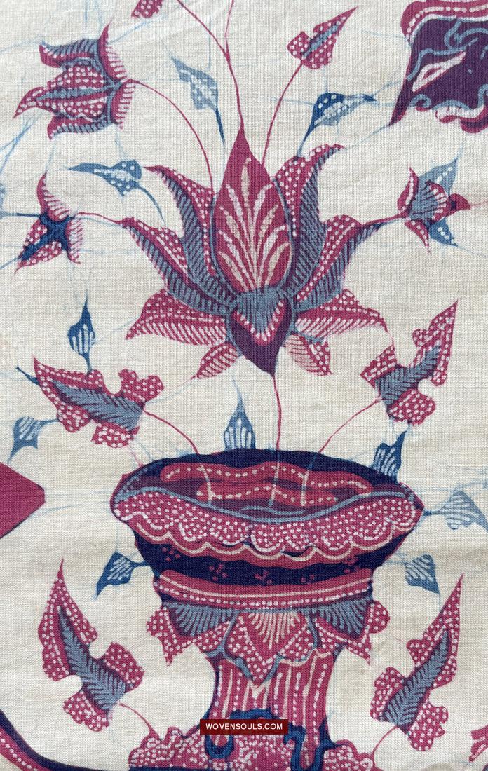 1750 Indonesian Hindu Art Wayang Batik Tulis - WOVENSOULS Antique ...
