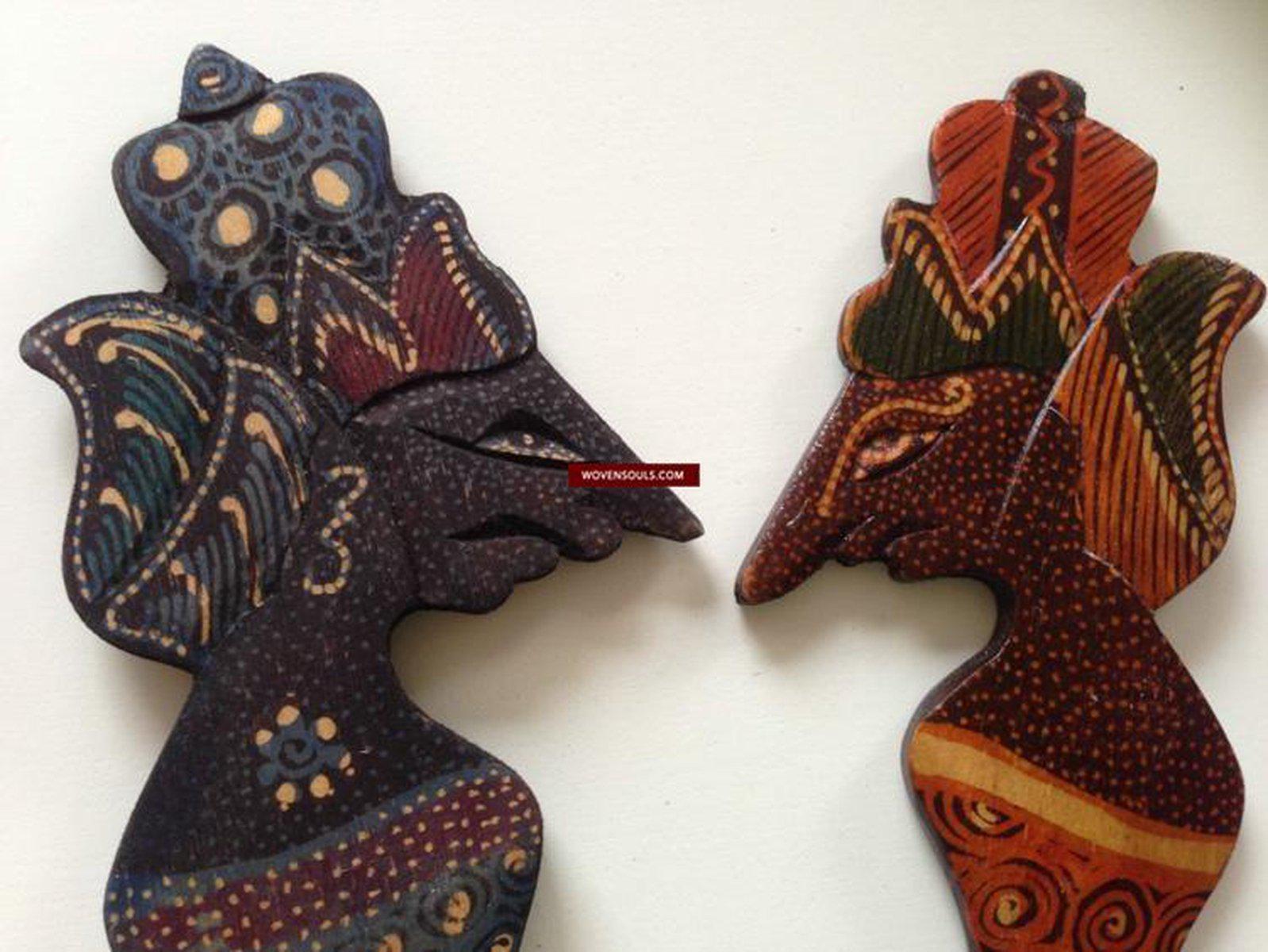 5131 Set - Wood Envelope Opener With Java Batik Art - WOVENSOULS ...