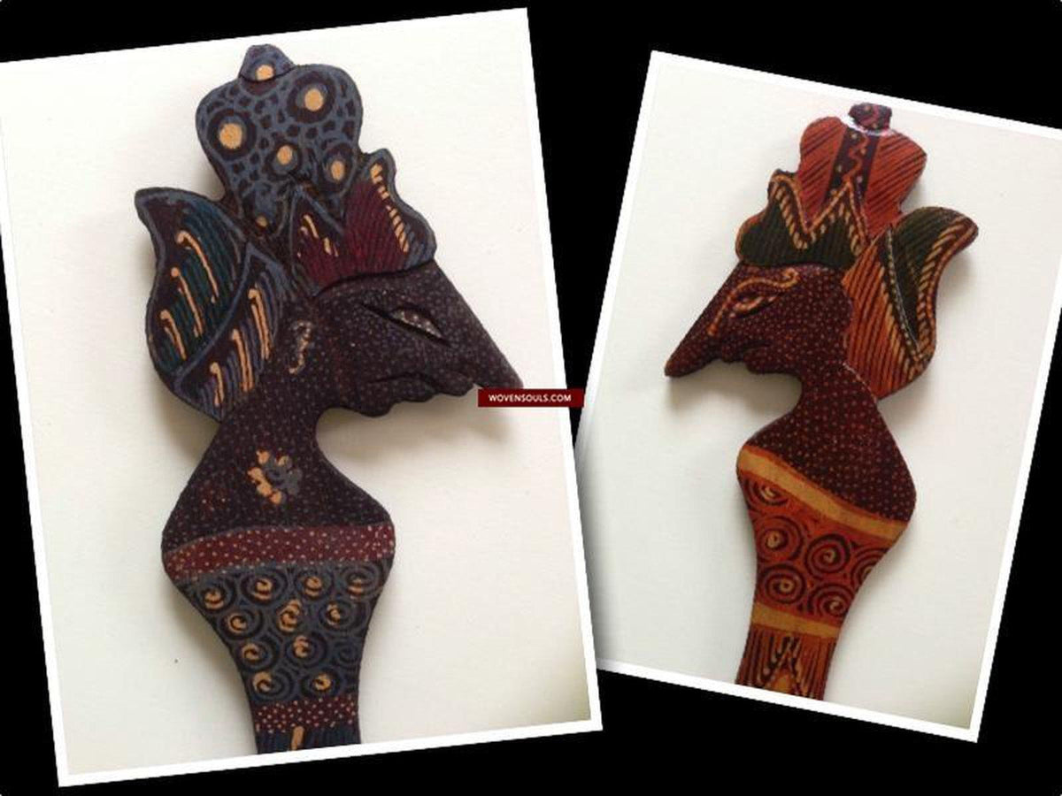 5131 Set - Wood Envelope Opener With Java Batik Art - WOVENSOULS ...