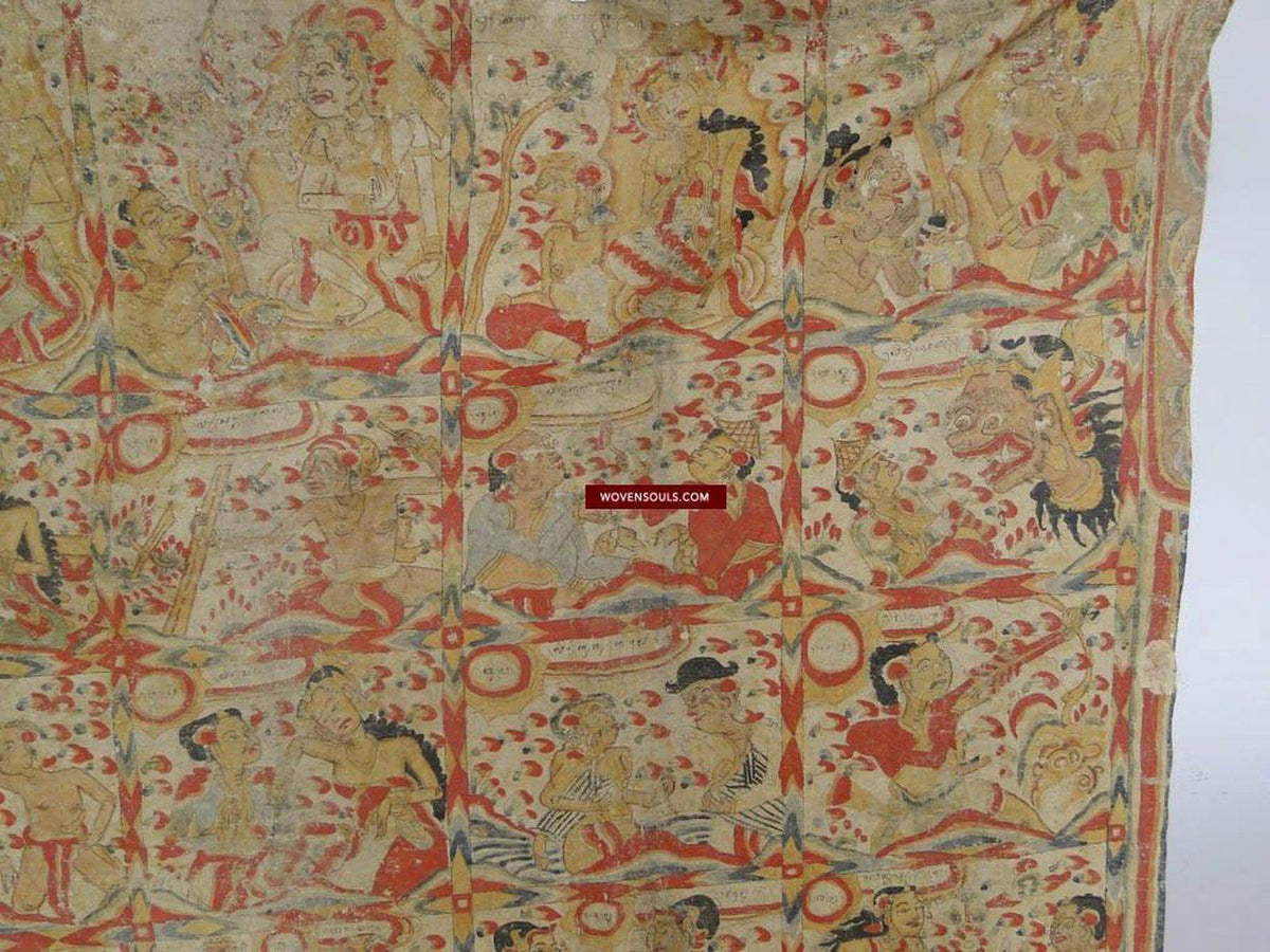 549 Balinese Star Calendar Palelitangan Kamasan Painting – WOVENSOULS ...