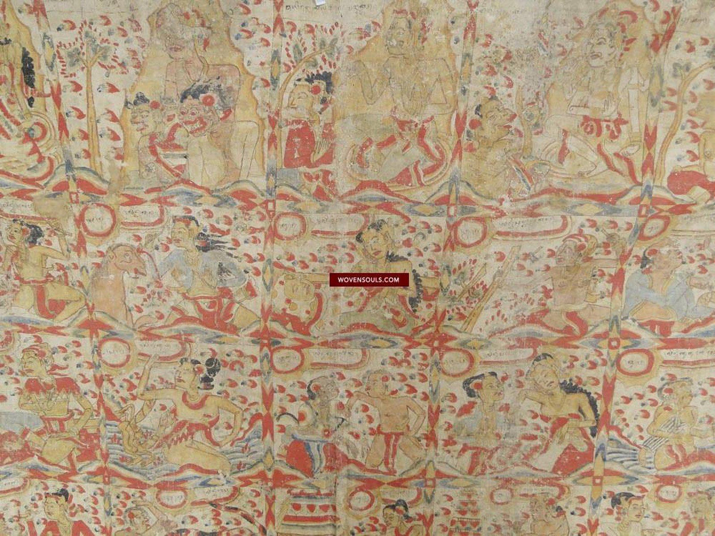 549 Balinese Star Calendar Palelitangan Kamasan Painting – WOVENSOULS ...