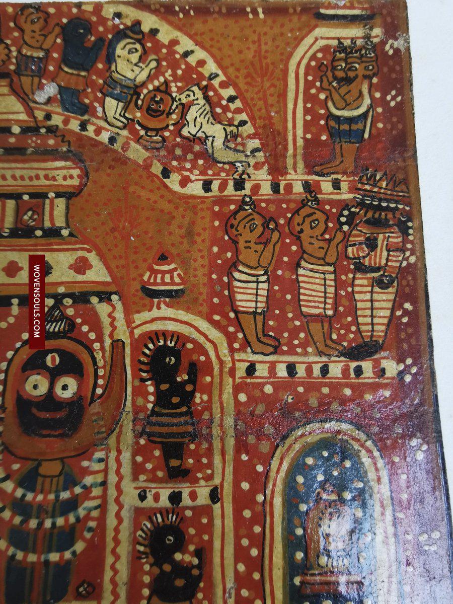632 Patta Chitra Painting Art From Jagannath Puri - WOVENSOULS Antique ...