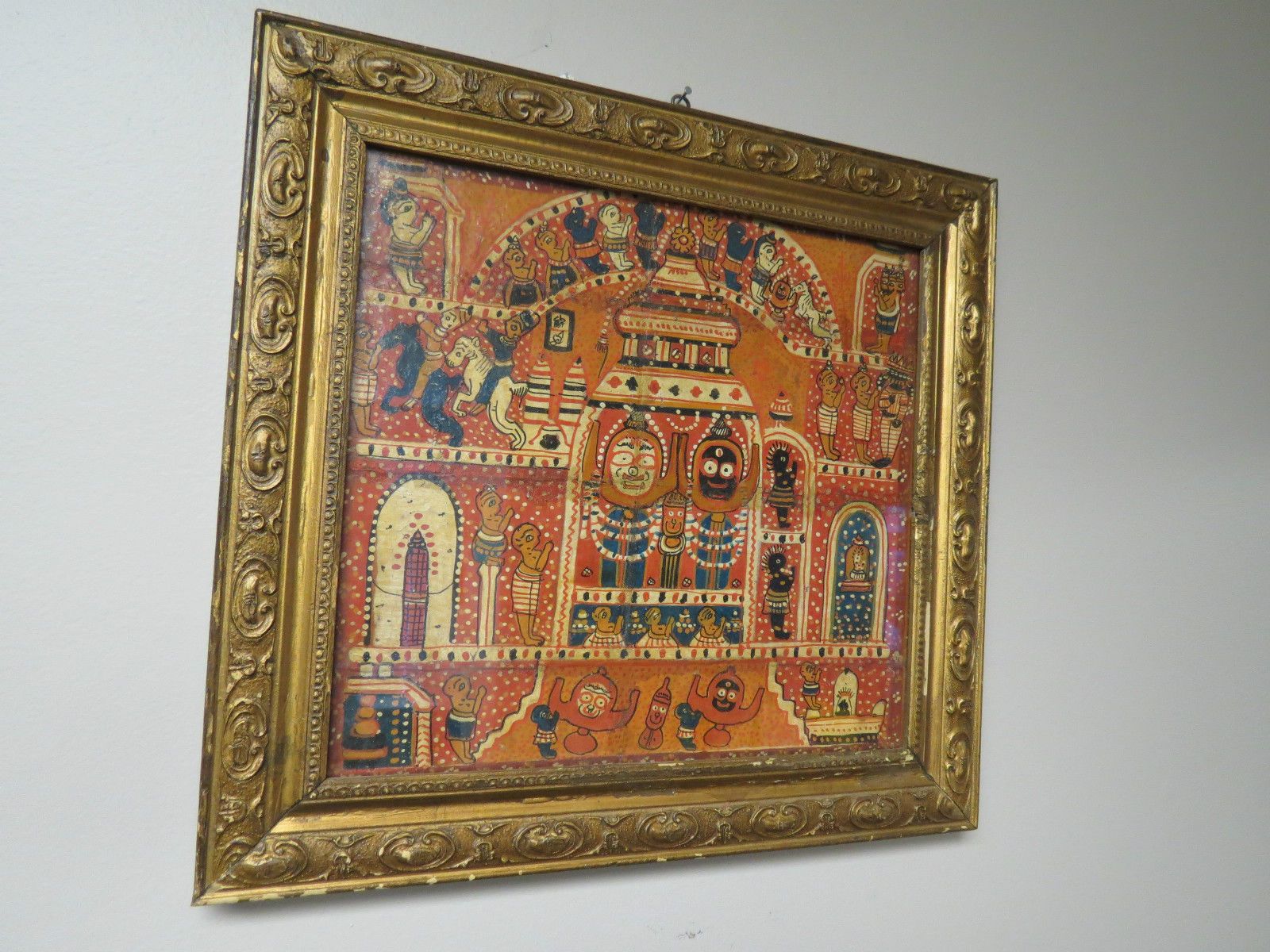 632 Patta Chitra Painting Art From Jagannath Puri - WOVENSOULS Antique ...
