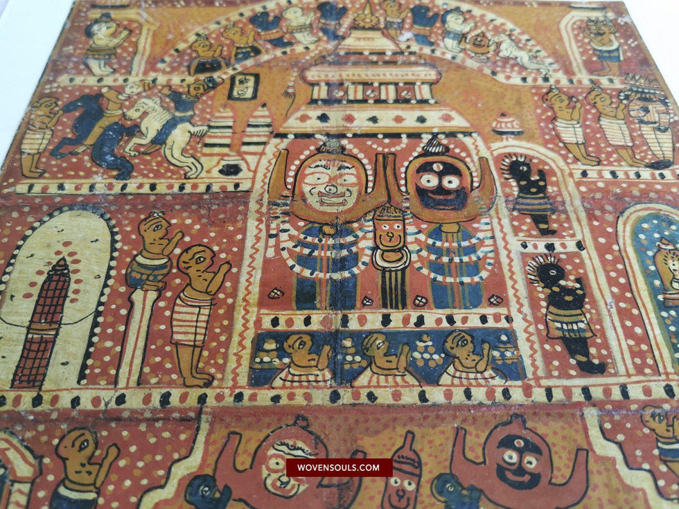 632 Patta Chitra Painting Art From Jagannath Puri - Antique Art ...