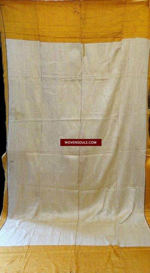 674 White Chand Bagh Phulkari Indian Textile Art Punjab Silk EMbroidery ...