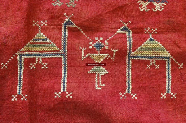 683 Shekhawati Bishnoi Shawl Textile Art Embroidery Rajasthan ...