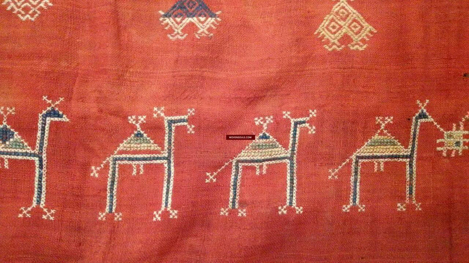 683 Indian Textile - Shekhawati Bishnoi Shawl Textile – WOVENSOULS ...