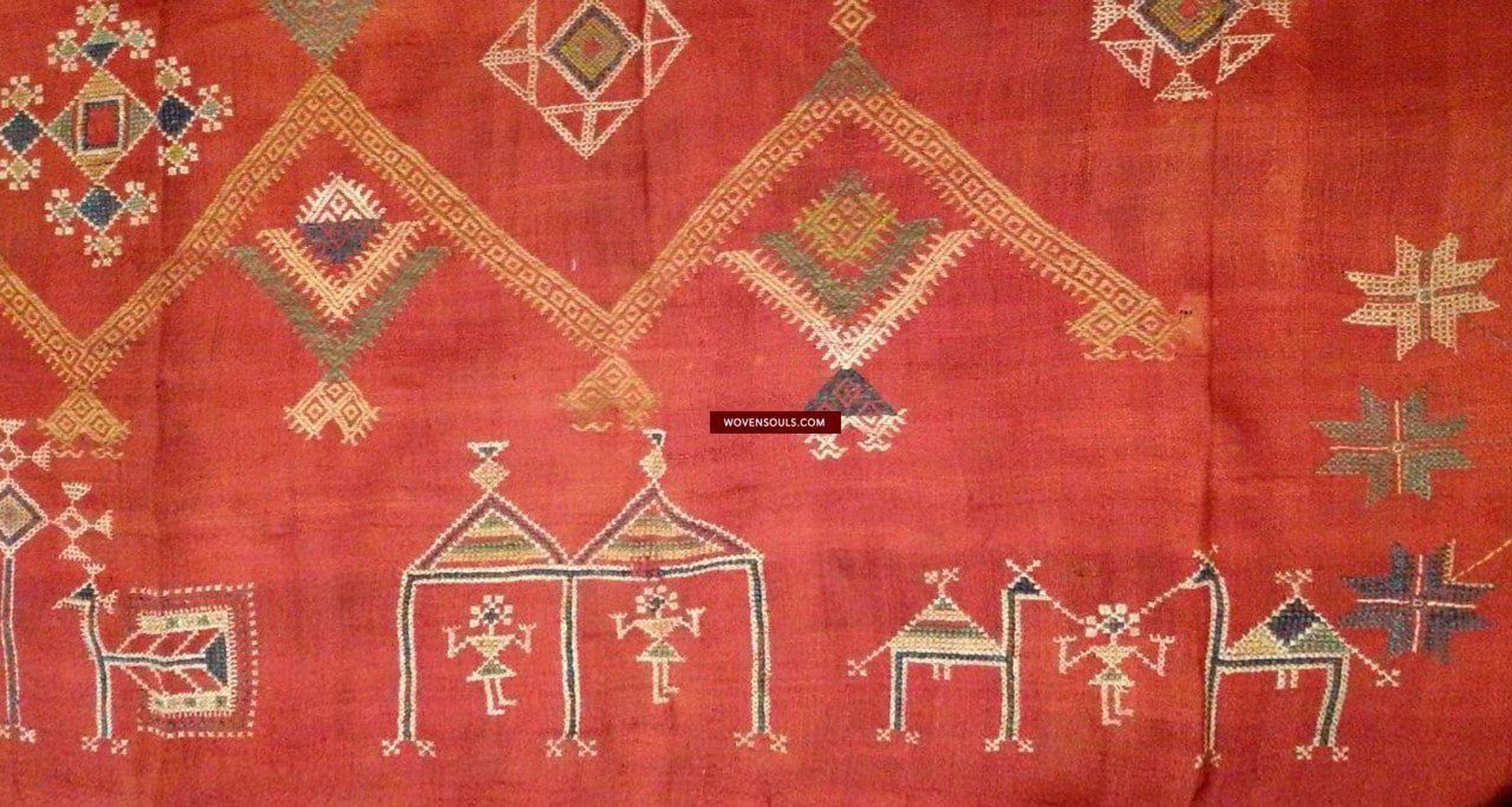 683 Indian Textile - Shekhawati Bishnoi Shawl Textile – WOVENSOULS ...