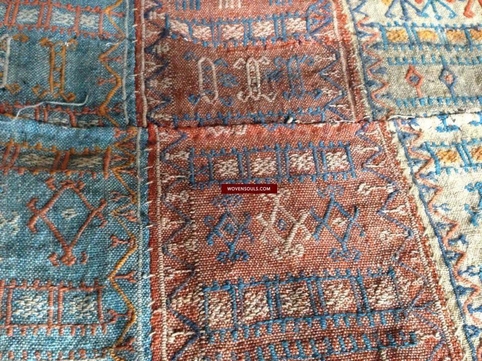 700 Antique Anatolian Sivas Cicim Perde Tent Divider - WOVENSOULS ...