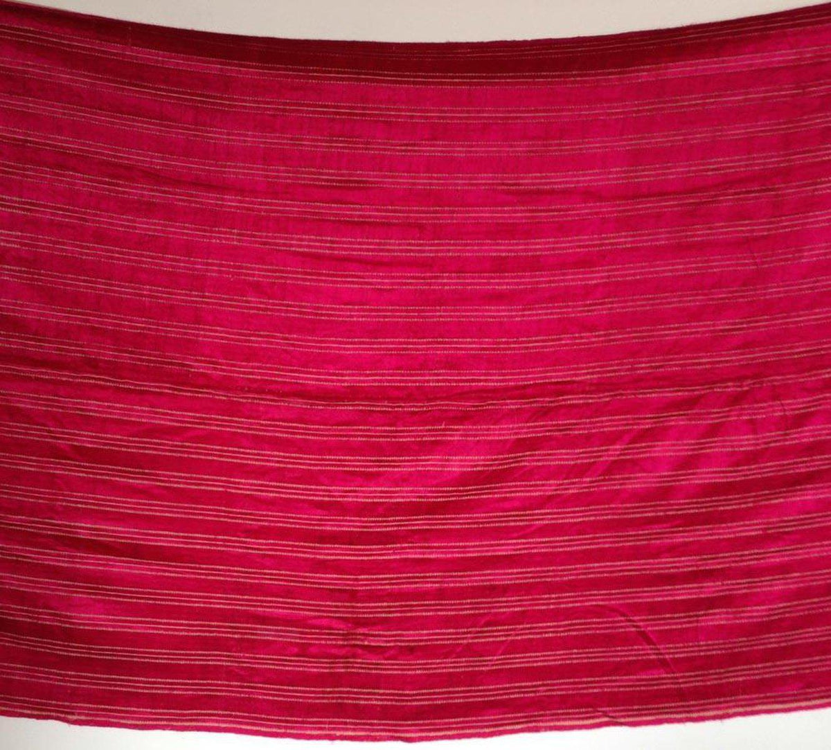 718 Pink Pin Stripes Thirma Phulkari Bagh Textile - Antique Art ...