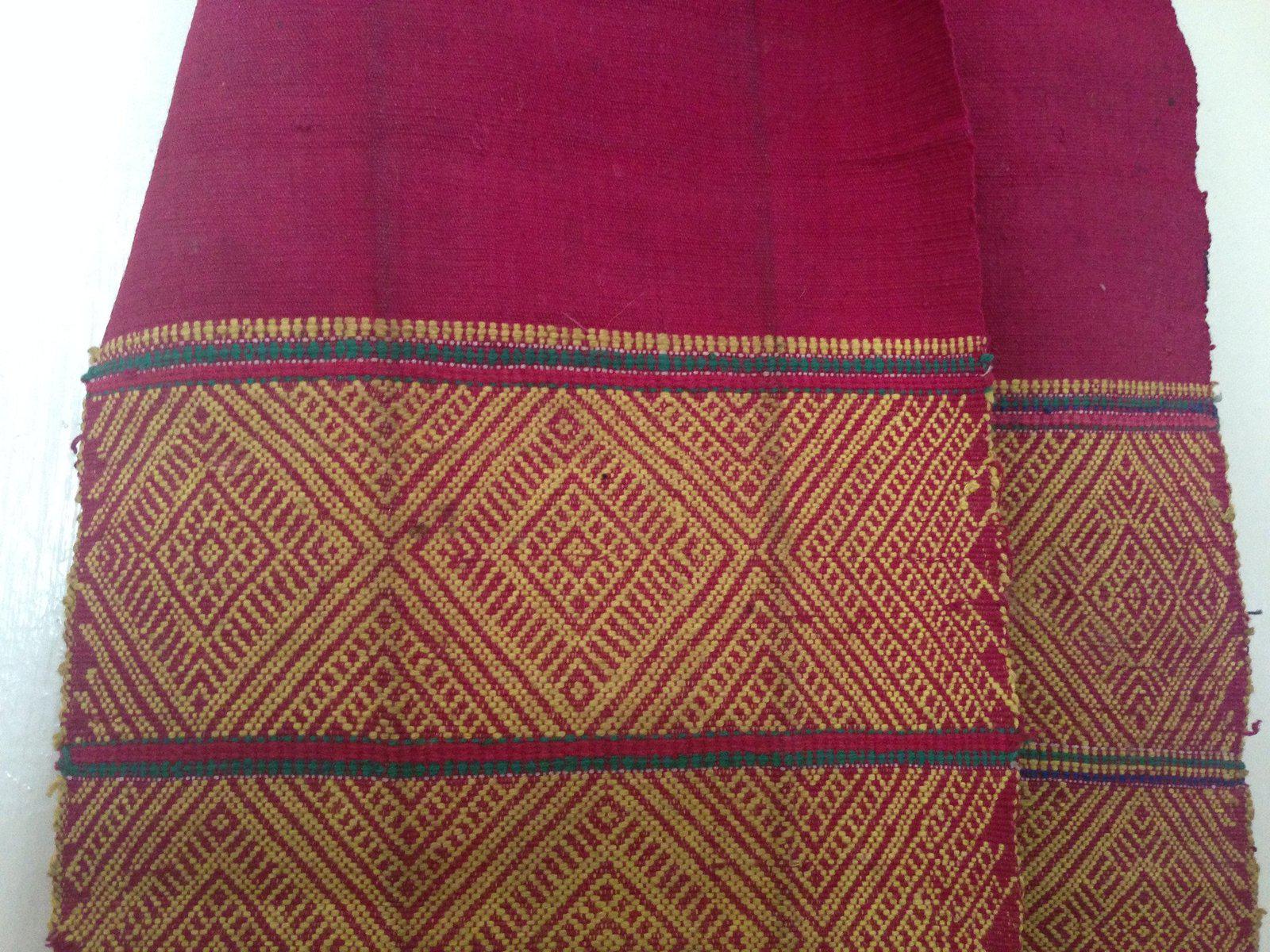 741 SOLD Antique Myanmar Aso Chin Woven Belt Textile - WOVENSOULS ...