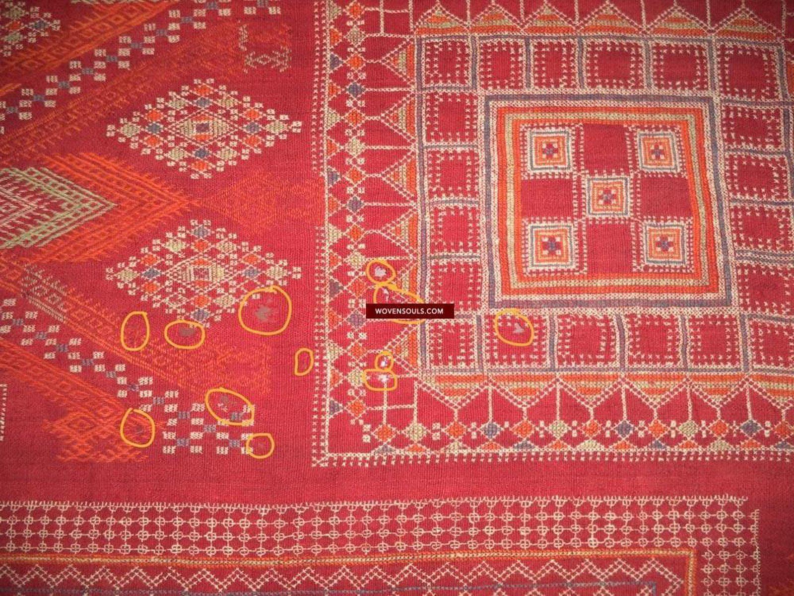 803 Shekhawati Bishnoi Shawl Rajasthan Textile Art - Antique Art ...