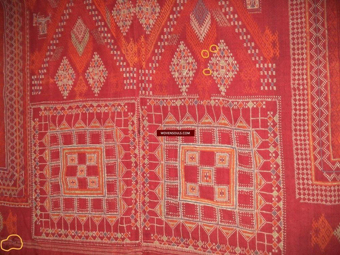 803 Shekhawati Bishnoi Shawl Rajasthan Textile Art - Antique Art ...