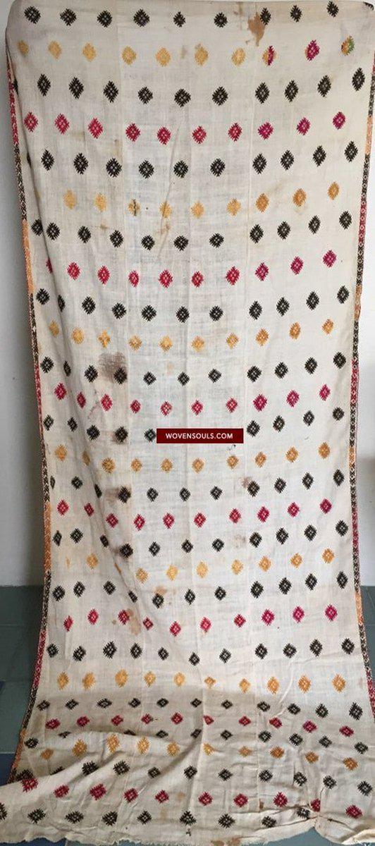 863 Rare Nuristan Shawl - WOVENSOULS Antique Textiles & Art Gallery