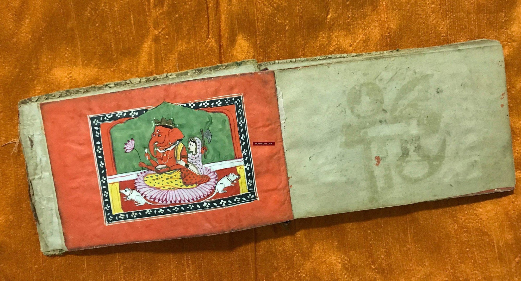 9018 - SOLD - Indian Hindu Manuscript with Sanskrit Verses by VED VYAS ...