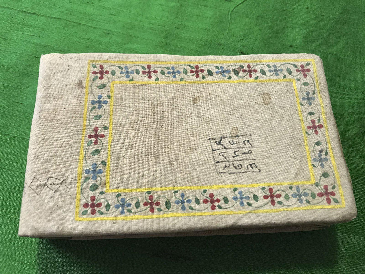 9019 Indian Hindu Manuscript with Sanskrit Verses – WOVENSOULS Antique ...