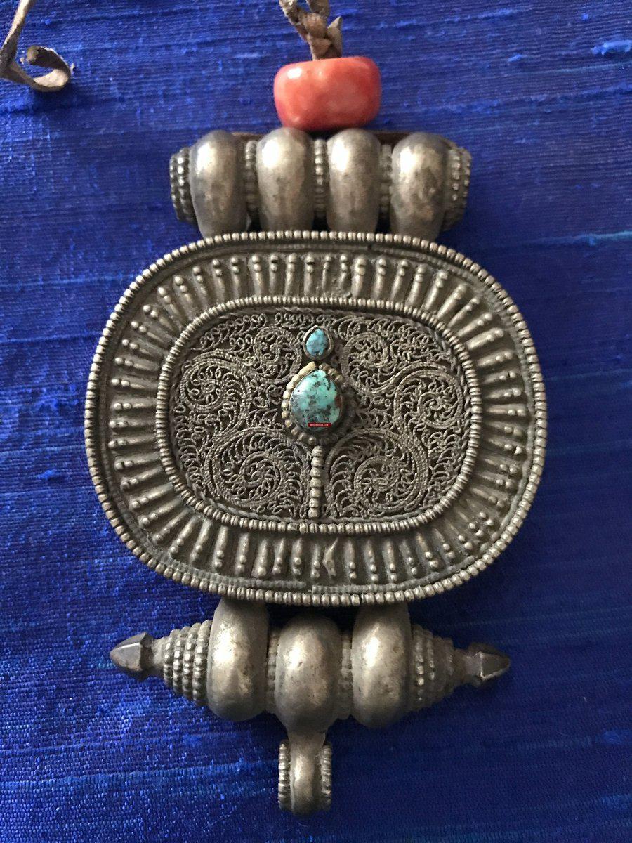 908A SOLD Antique Tibetan Ghau - Provenance Heinrich Harrer ...