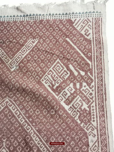 927 Rare Antique Tampan Ship cloth Sumatra Textile Art - WOVENSOULS ...