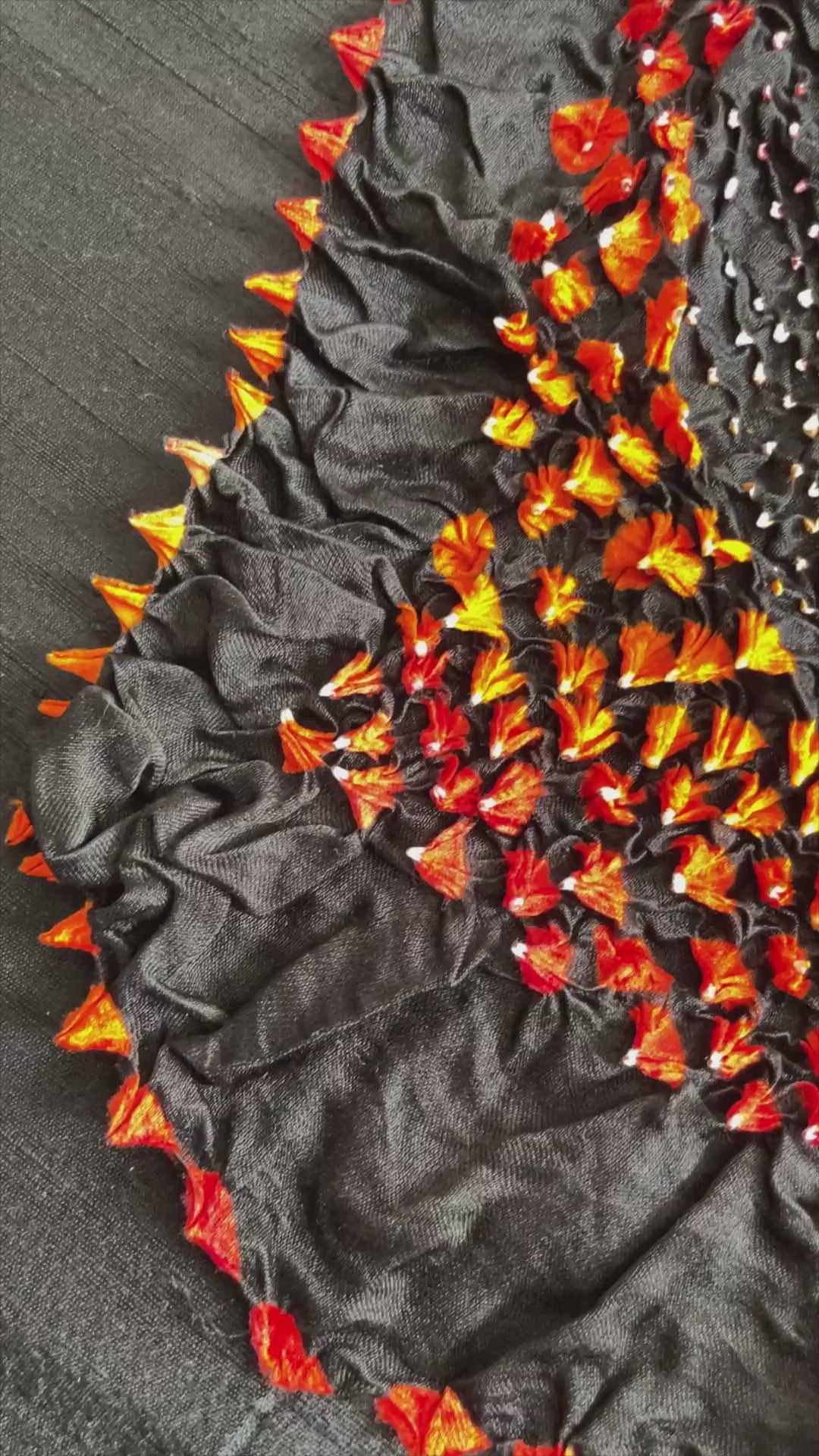 1709 Rajasthan Bandhani Bandhini Bandhej Sillk Tie-Dye – WOVENSOULS ...