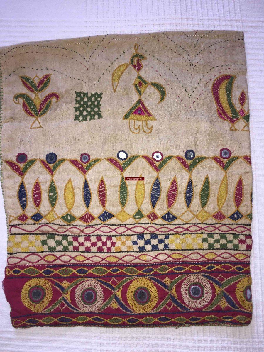 Sold - Ahir Suthar Theli White Red - Antique Art – WOVENSOULS Antique ...